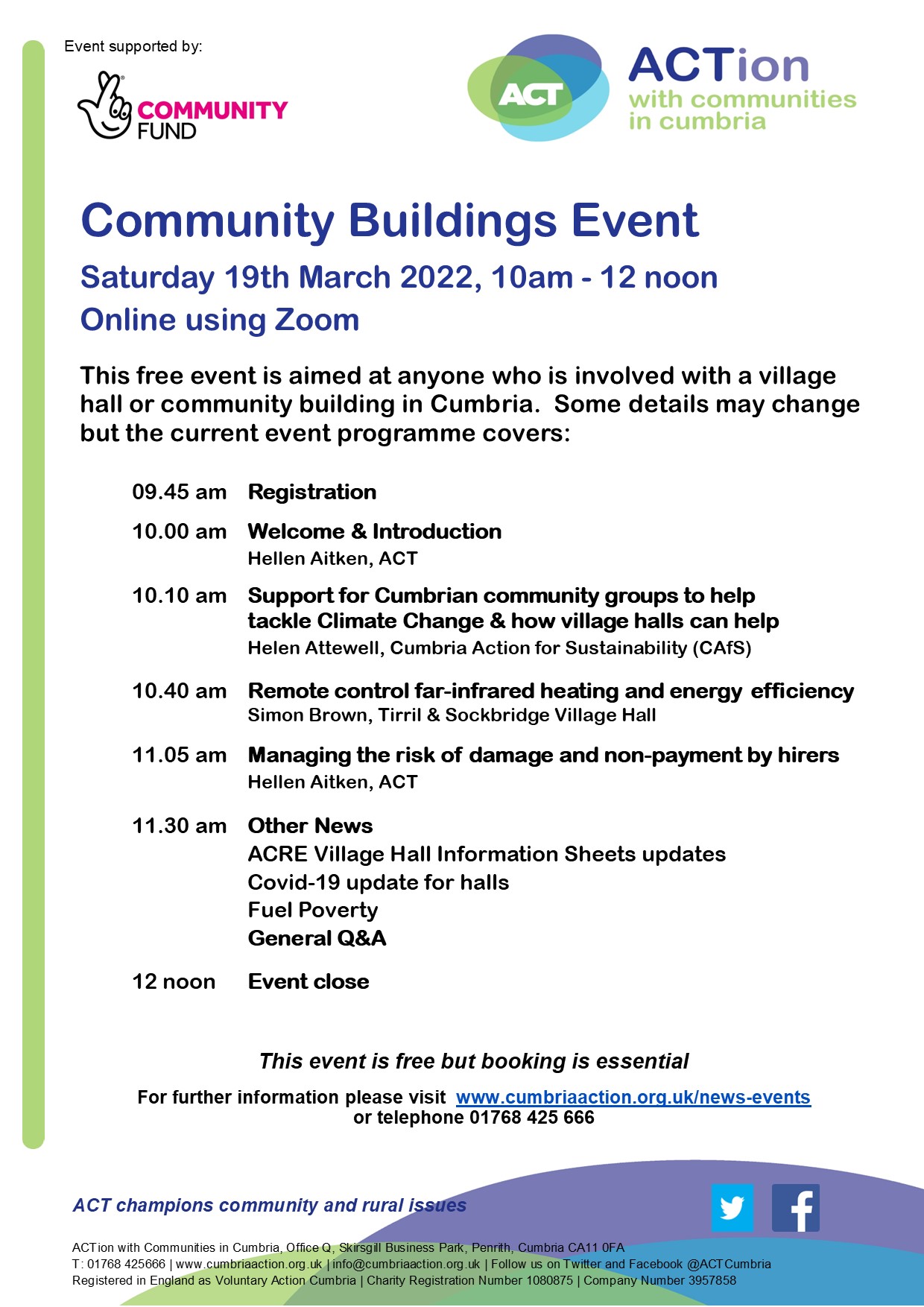 Community Buildings Event - News & events - Action with Communities in ...